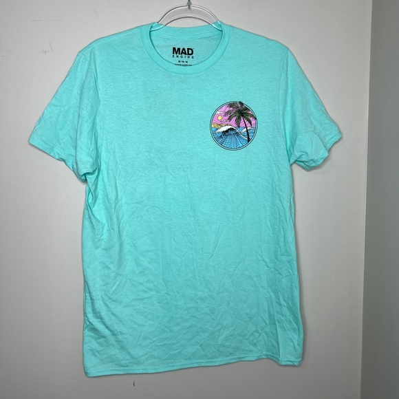 MAD Engine | Shirts | Mad Engine Nwot Skeletonsurfer Beach Tshirt ...